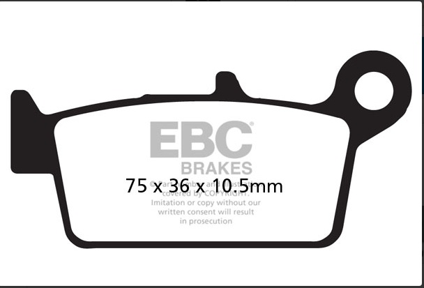 Ebc Fren Balatası Carbon Fa131tt Wr 125 250 [98-02] 400 Crf 230l 230m ...
