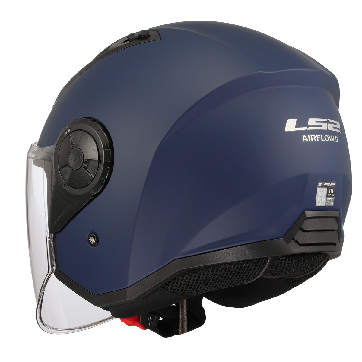Ls2 Aırflow 2 Yarım Kask Mat Navy Mavi LARGE
