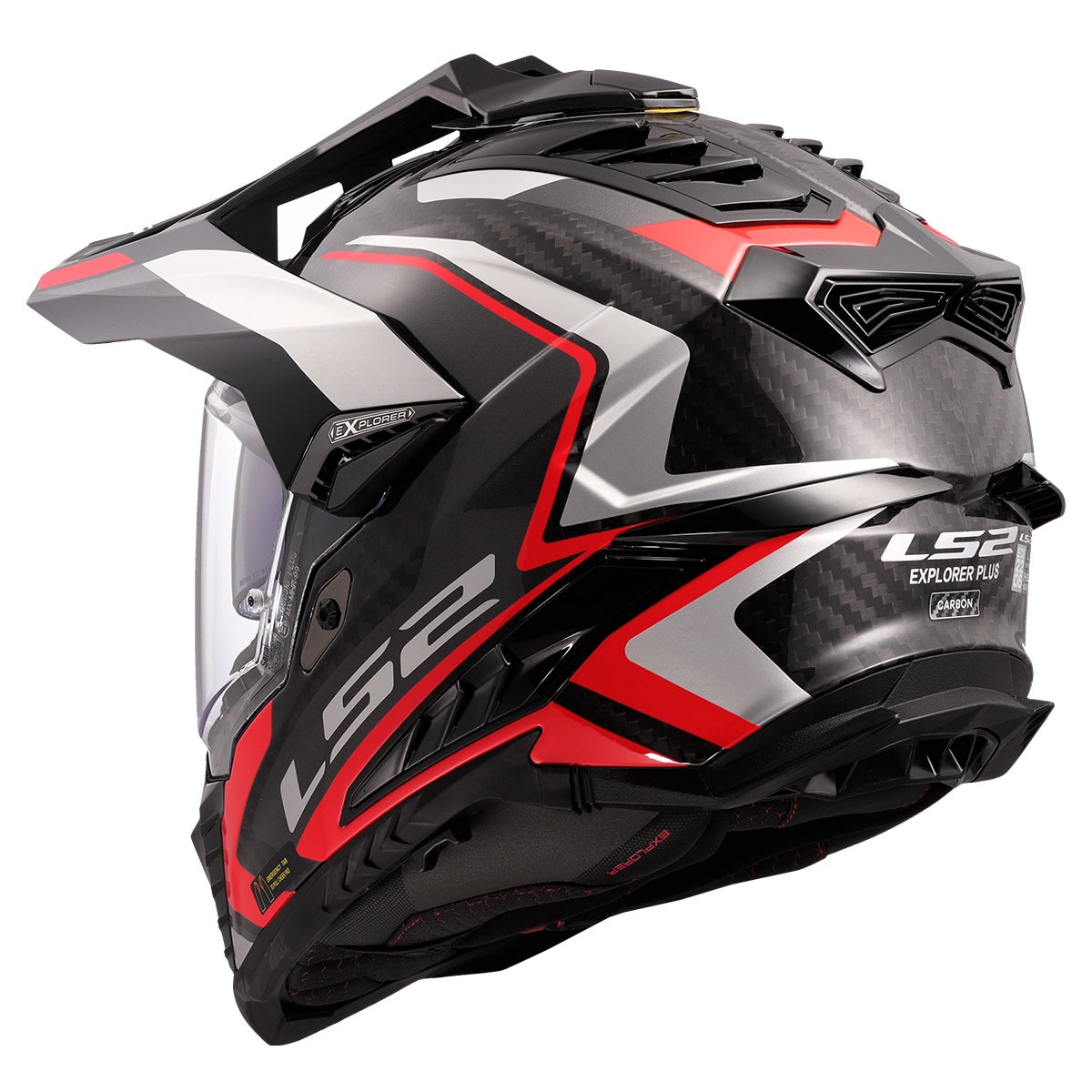 Ls2 Explorer C Karbon Frontıer 2 Kırmızı Kask