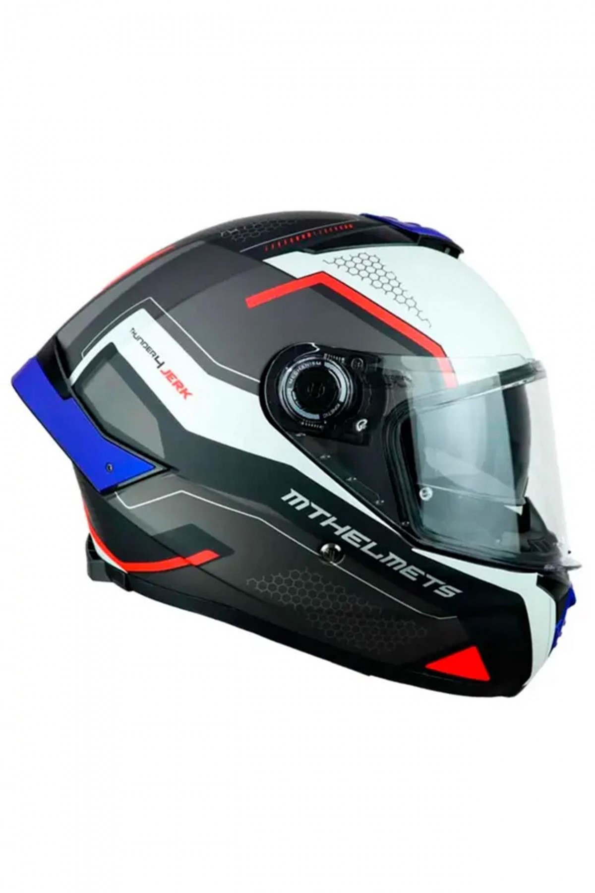 Mt Thunder 4 Jerk B7 Kapalı Kask Mat Mavi